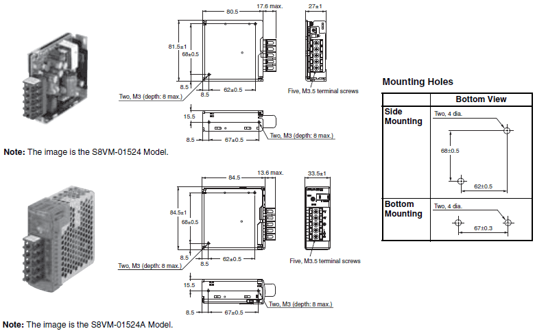 S8VM Switch Mode Power Supply (15/30/50/100/150/300/600/1,500-W Models ...