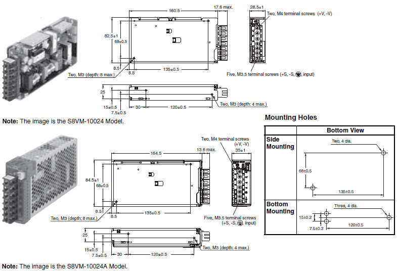 S8VM Switch Mode Power Supply (15/30/50/100/150/300/600/1,500-W Models ...