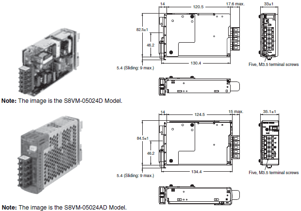 S8VM Switch Mode Power Supply (15/30/50/100/150/300/600/1,500-W Models ...