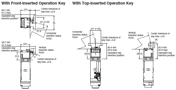 D4SL-N, D4SL-NSK10-LK[] Guard Lock Safety-door Switch/D4SL-N-mounting ...