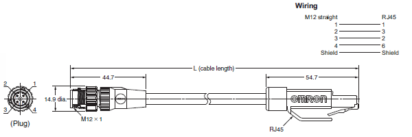V680S Series RFID System/Dimensions | OMRON Industrial Automation Singapore