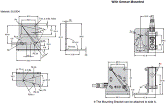 E3S-DB Transparent Object Detection Photoelectric Sensor/Dimensions | OMRON Industrial ...