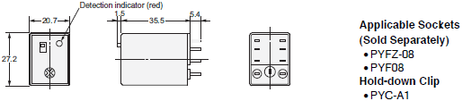 E2C / E2C-H Separate Amplifier Proximity Sensor with Adjustment ...